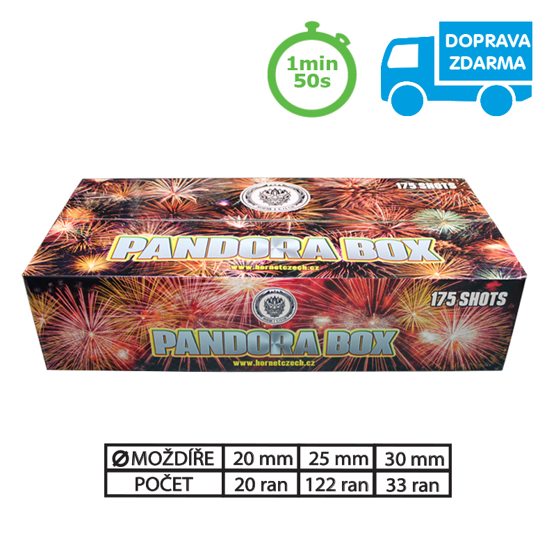 Pyrotechnika kompaktní ohňostroj PANDORA 175 RAN